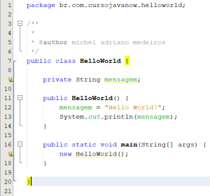 Método Construtor de uma Classe - Viciados em Java